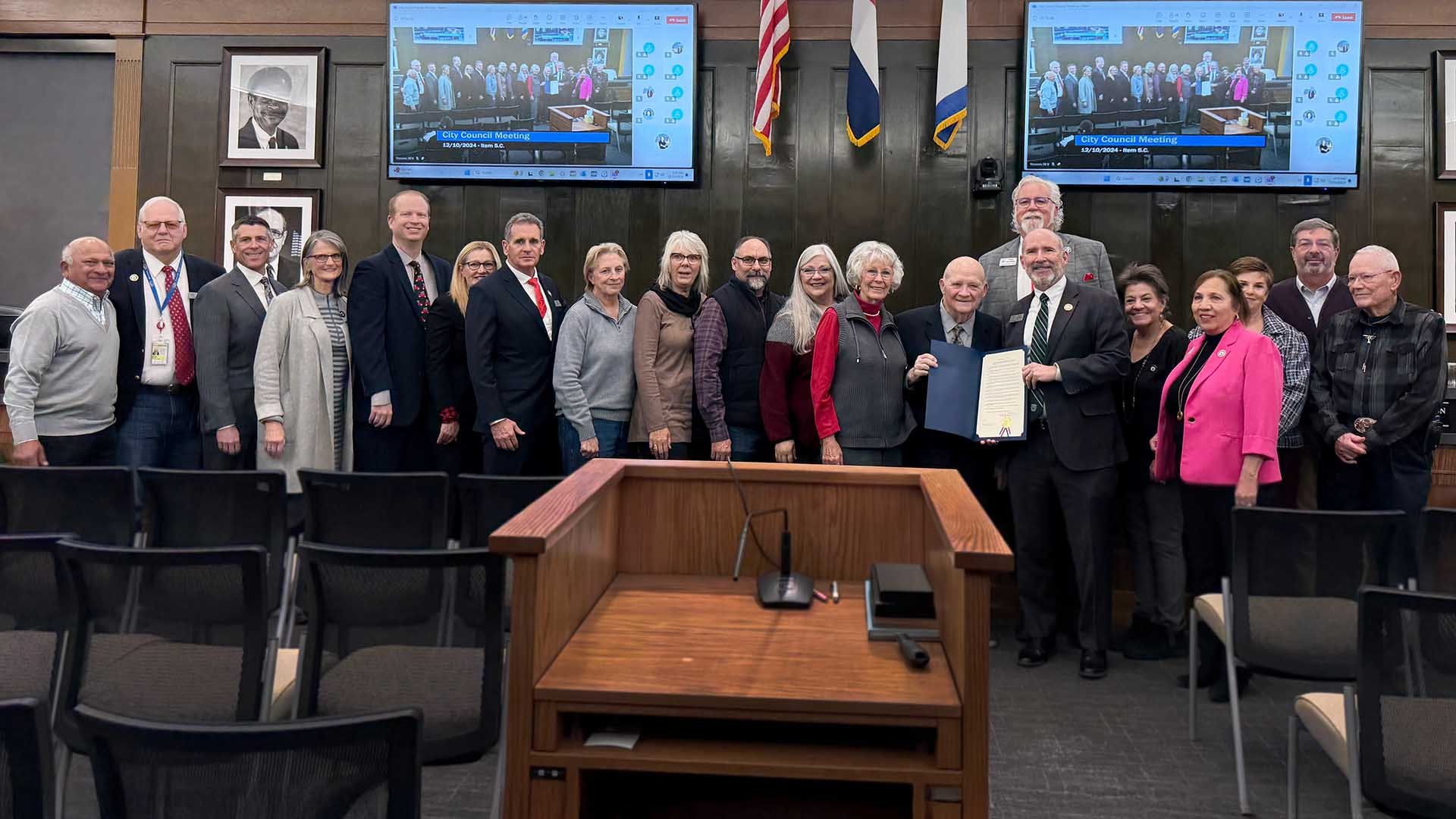 City Council honors Harold Miskel's career of service