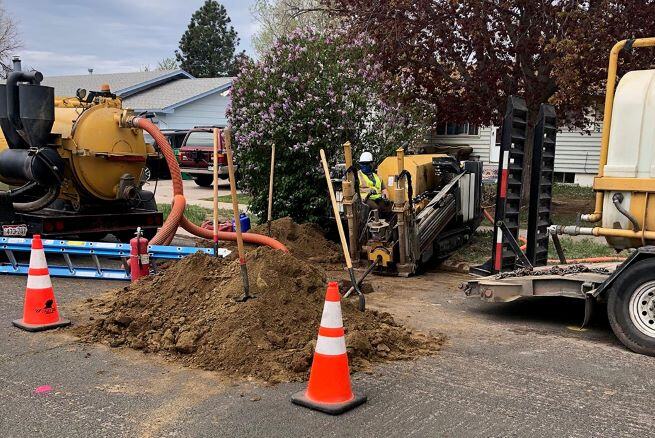 Natural gas construction crews reach milestone