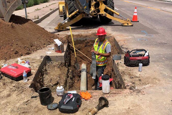 Natural gas construction crews reach milestone